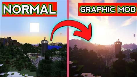 Normal VS Graphic Mod In Minecraft YouTube