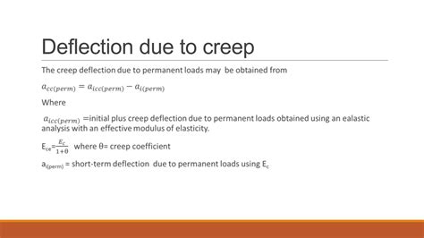 Deflection And Cracking Of Rc Structure Limit State Method Pptx Physics Science