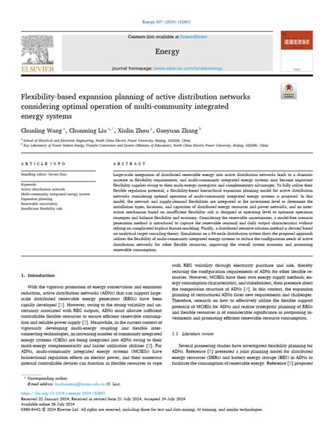Flexibility Based Expansion Planning Of Active Distribution Networksconsidering Optimal