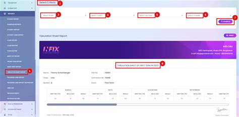 Tabulation Sheet Report D Aorasoft Helpdesk