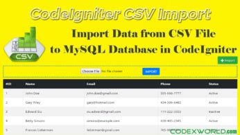 CodeIgniter Tutorials Lessons Scripts Projects Demos