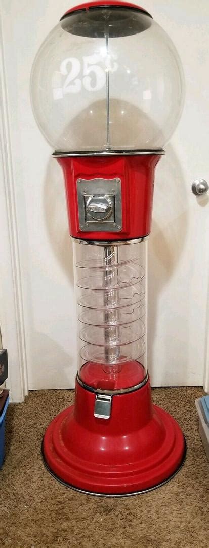 Vintage 5 Foot Tall Gumball Machine Holds 3300 Gumballs 2018097514