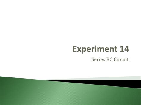 PPT Experiment 14 PowerPoint Presentation Free Download ID 1523425