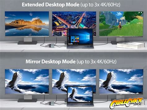 3 Way Displayport 1 4 Mst Hub 8k Splitter Hub Extend And Mirror