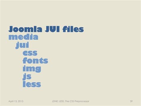 Less The Css Preprocessor Ppt