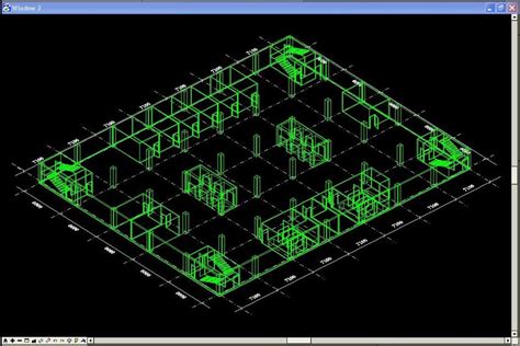 3d Bim Model Microstation Of The Office Floor With Rectangular Shape Download Scientific Diagram