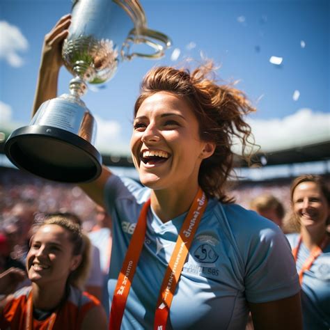 Premium AI Image Spanish Women S Football Team Stock Photo