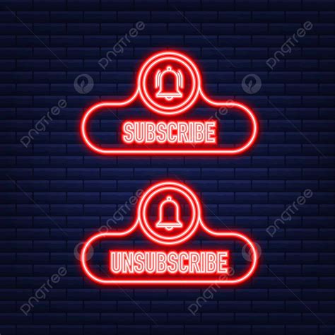 Subscribe Button Template With The Notification Bell Banner