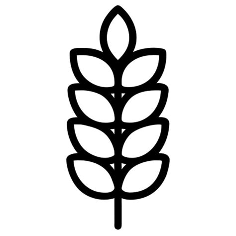 Premium Vector Wheat Icon Outline