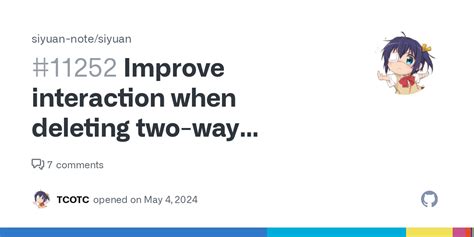 Improve Interaction When Deleting Two Way Relation Field In A Database