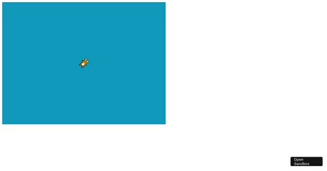 react pixi fiber demo rotating bunny codesandbox