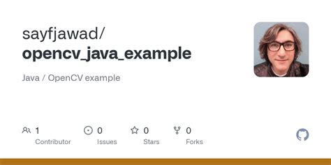 GitHub Sayfjawad Opencv Java Example Java OpenCV Example