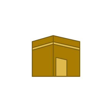 이슬람 아이콘 벡터 로고 디자인 프리미엄 벡터