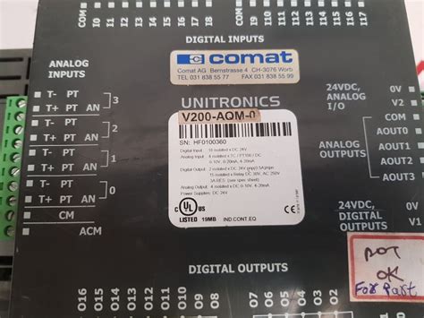 Comat Unitronics V570 Aqm 2 Programmable Logic Controller Aeliya Marine