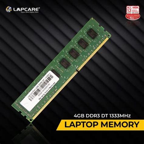 DRAM Lapcare Desktop Ram 1333 4gb Ddr 3 Model Name Number Lp 5865 At 1050 Piece In Kolkata