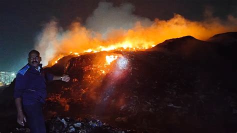 Another Fire At Uruli Devachi Garbage Depot In Pune No Injuries Pune News The Indian Express