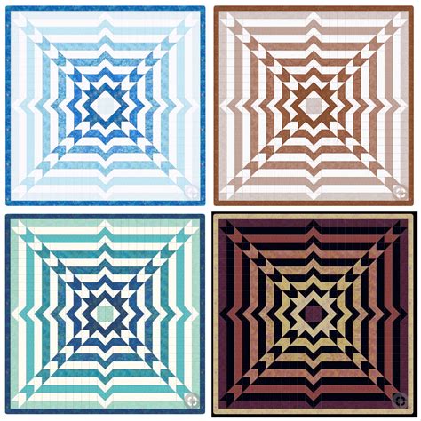 Colorful Patchwork Quilt Squares