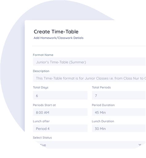 Time Table School Management Software ERP Practica S SchoolEasy