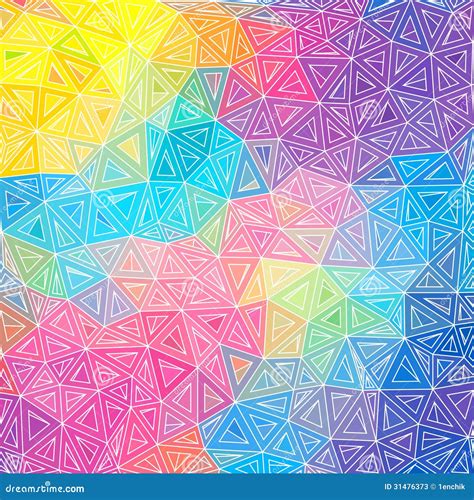 Colorful Abstract Triangles Vector Background Stock Photos Image
