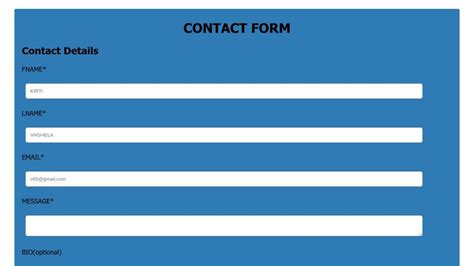 Contact Form
