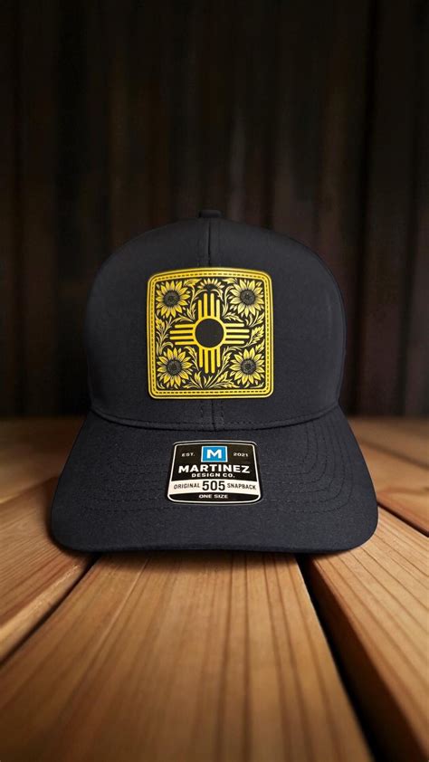 Sunflower Zia Snapback New Mexico Hat Southwest Style Etsy