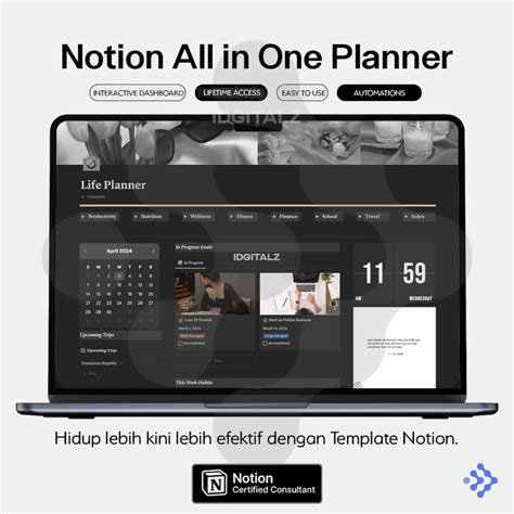 Weekly Planner Notion Template Planner Dashboard Templates Digital Planner