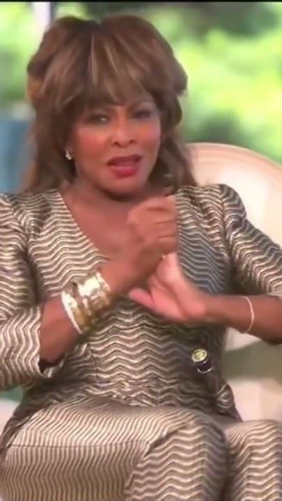 Tina Turner Telling Oprah Why She Worked So Hard Youtube