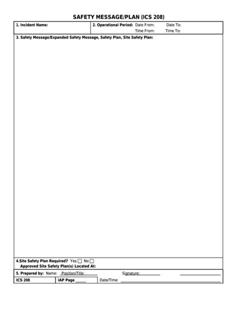 Ics Form 208 Fillable Printable Forms Free Online