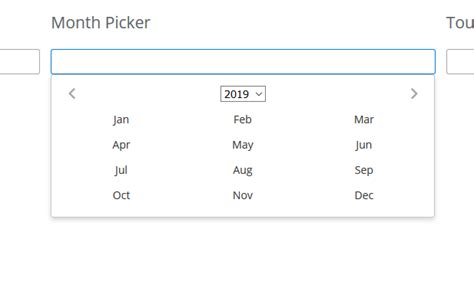 Html Why I Am Getting Dates Also While Using Month Only Picker
