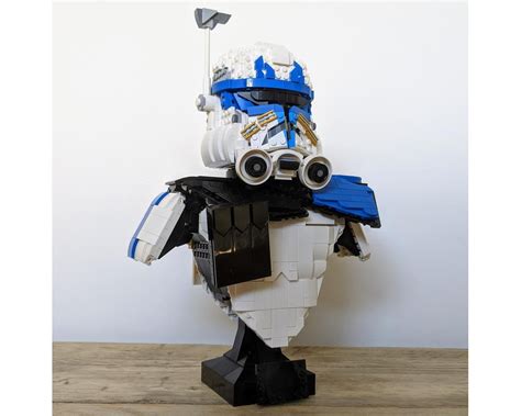 Lego Moc Lego Captain Rex Phase 2 Bust Moc By Glenntanner55 Rebrickable Build With Lego