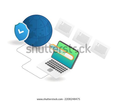 Security Data Transfer Between Worlds Stock Vector Royalty Free 2208248475 Shutterstock