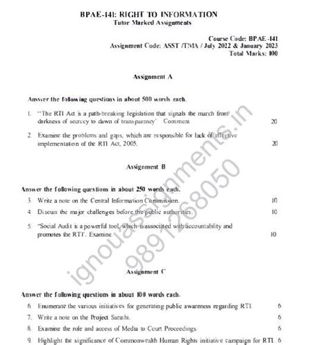 IGNOU BPAE 141 SOLVED ASSIGNMENT 2022 23 ENGLISH MEDIUM
