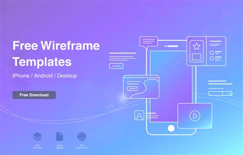 Desktop Wireframe Template On Behance Behance