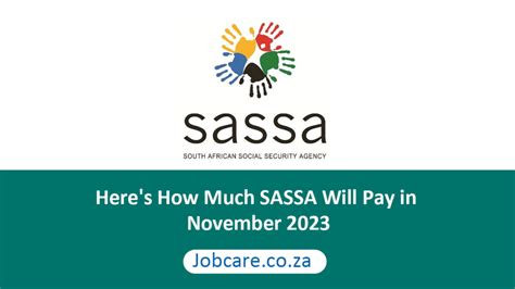 Here S How Much SASSA Will Pay In November Jobcare