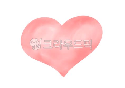 하트 하트일러스트 수채화 수채화일러스트 옅은수채화 사진이미지일러스트캘리그라피 냐옹친구작가