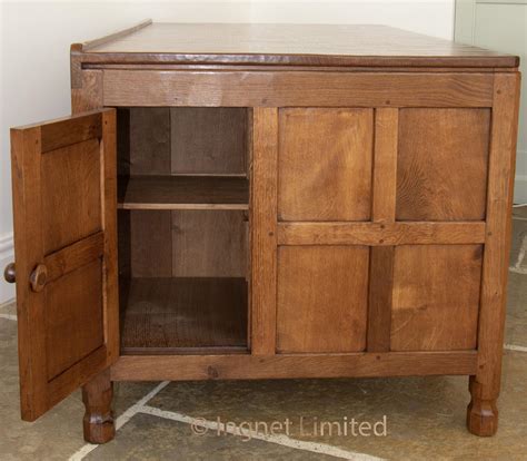 Robert Mouseman Thompson Early Oak Adzed Desk Ingnet