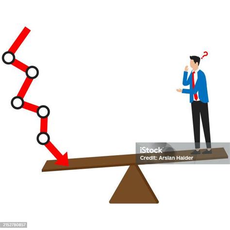 경제 쇠퇴와 금융 위기 개념 금융에 대한 스톡 벡터 아트 및 기타 이미지 금융 남자 남자 사업가 Istock