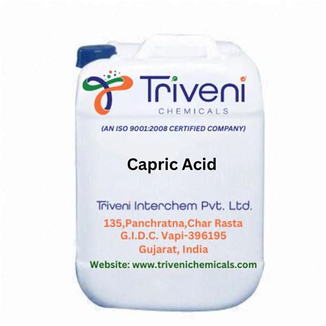 Capric Acid Personal Care And Cosmetic Fatty Acid For Skincare And Soap