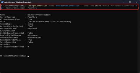 How To Add Manage Vpn Connection In Windows Using Powershell
