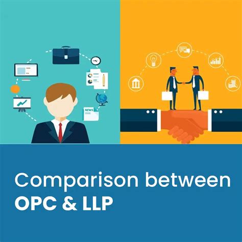 Infographic Comparison Between OPC And LLP