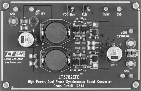 High Power 2 Phase Synchronous Boost Replaces Hot Diodes With Cool Fets—no Heat Sinks Required