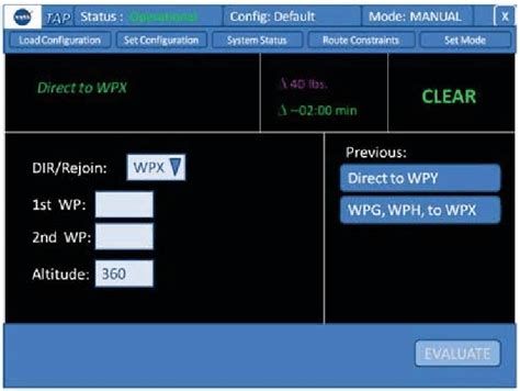 Example User Interface For TAP In Manual Mode Indicating Evaluation Download Scientific