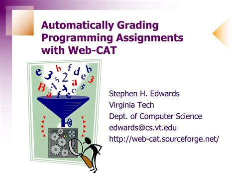 Ppt Automatically Grading Programming Assignments With Web Cat