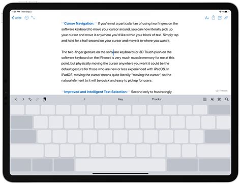 Using The New Text Formatting Gestures In IPadOS The Sweet Setup