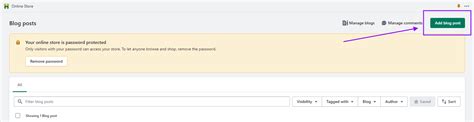 You Can Manage And Edit Your Blog Posts From The Blog Posts Page In Your Shopify Admin You Can