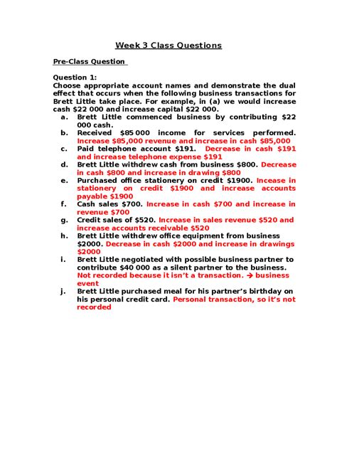 week 3 class questions and solutions week 3 class questions pre class