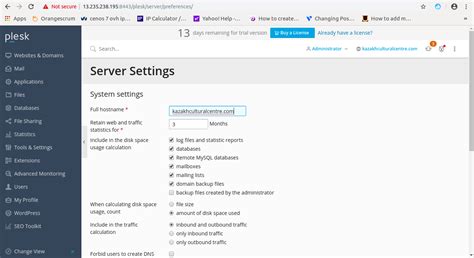 How To Change Hostname And Set Nat In Plesk Panel CloudMinister