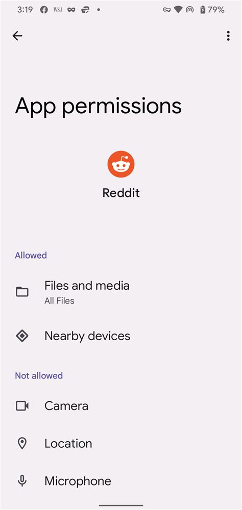 what does it mean for apps like reddit to have nearby device permission