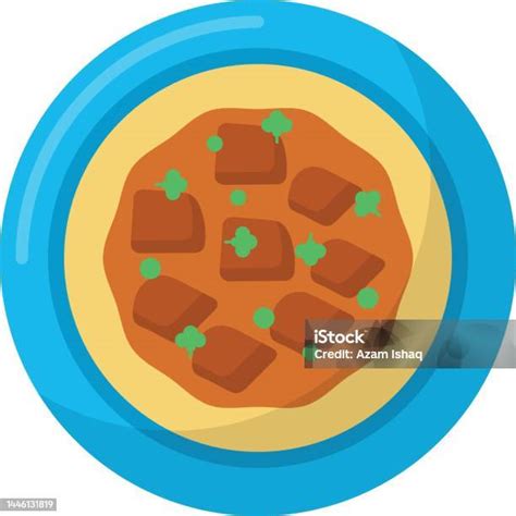 Hunkar Begendi 양고기 수프 개념 터키 술탄 기쁨 벡터 색상 아이콘 디자인 아시아 요리 기호 가장 인기 있는 요리 기호 길거리 음식 스톡 일러스트 건강한 식생활에