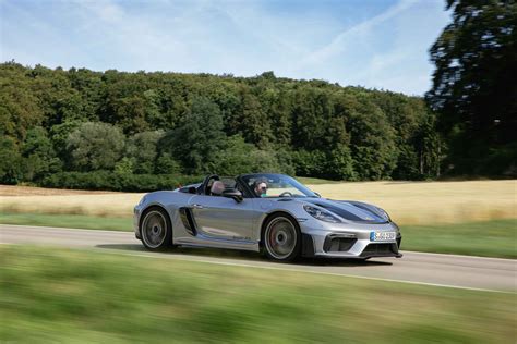 2024 Porsche 718 Spyder Rs Gt Silver Metallic Stunning Hd Photos